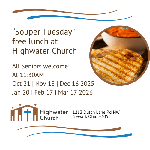 “Souper Tuesday” Senior’s Lunch Highwater Congregational United Church ...